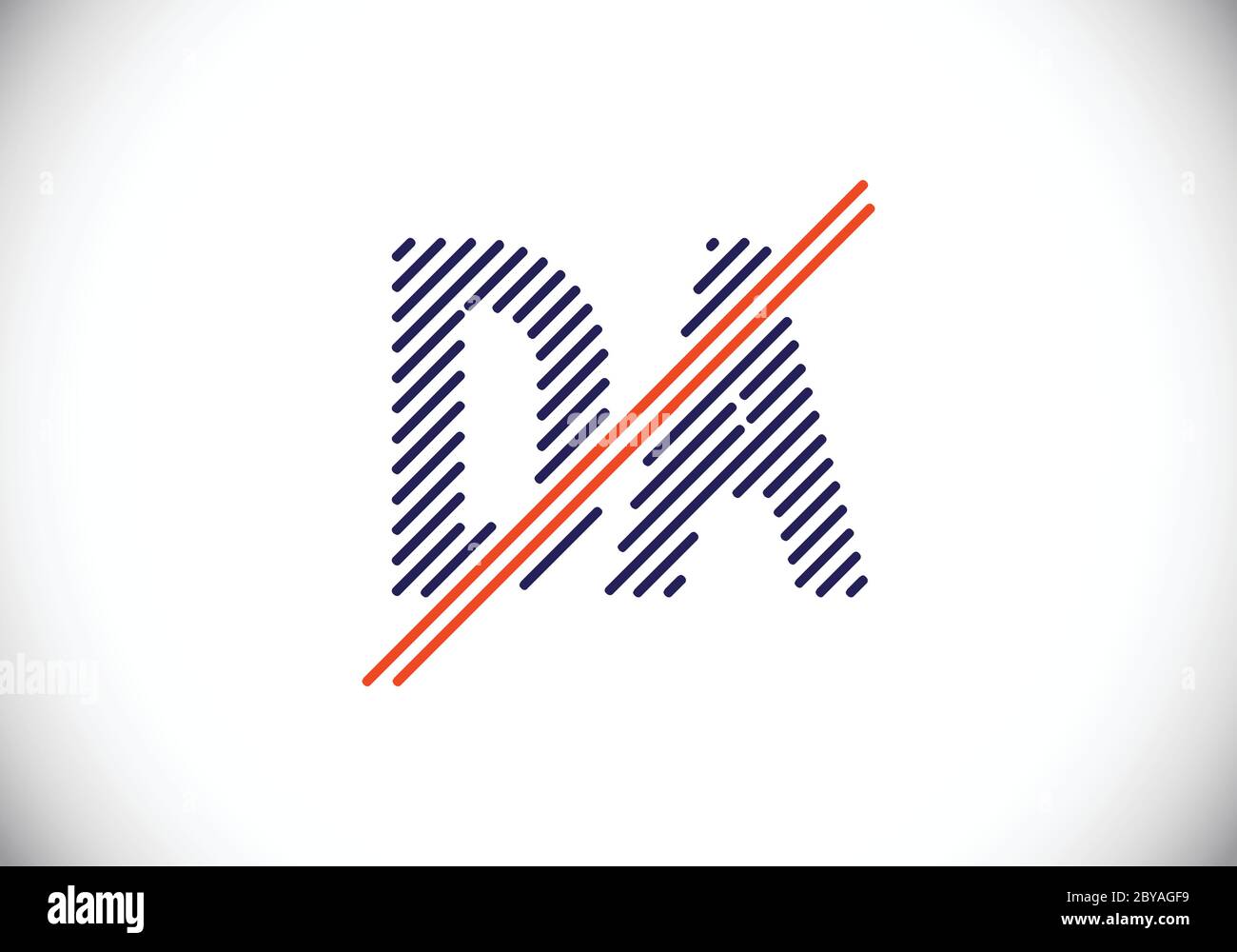Initial Monogram Letter DA Logo Design Vector Template. DA Letter Logo ...