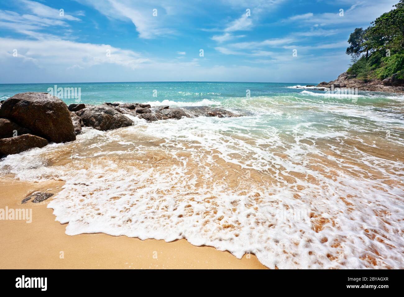 Exotic tropical beach Stock Photo - Alamy