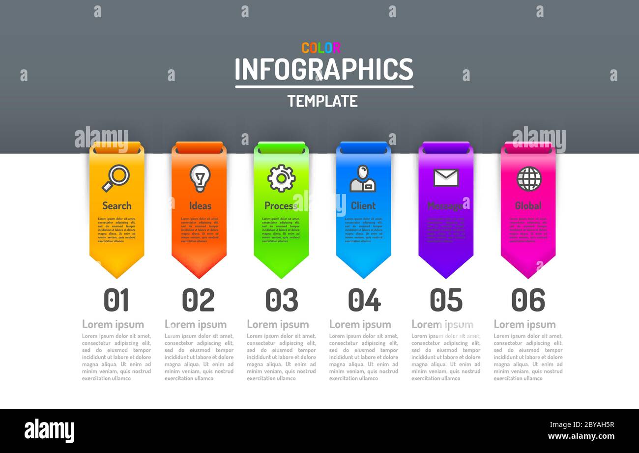 Infographics creative concept, business info templates option, data ...
