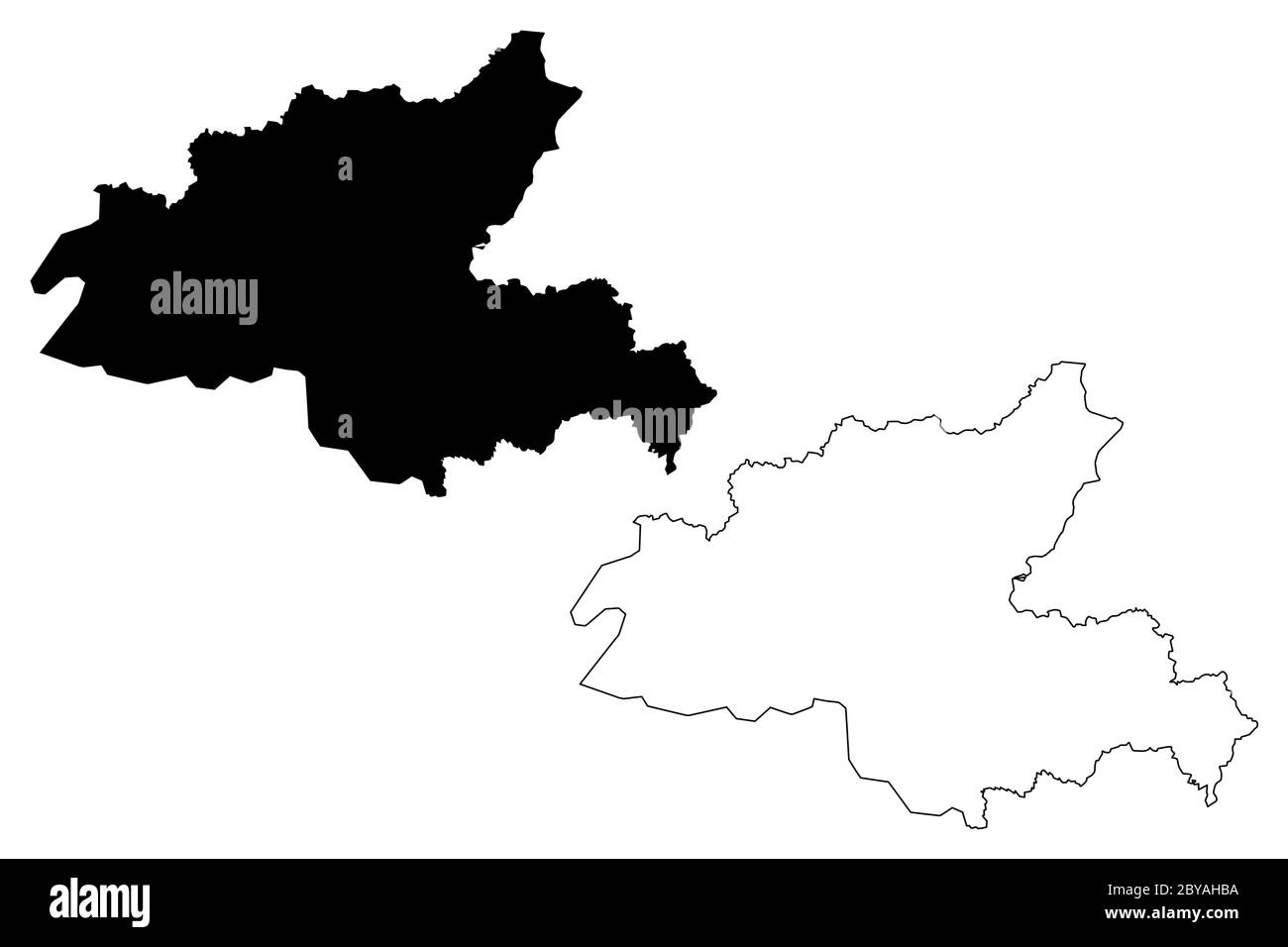 Ansan City (South Korea, Republic of Korea, ROK, Gyeonggi Province) map ...