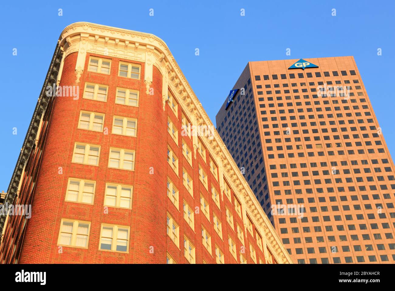 Historic Carnegie Building & GP Tower,Atlanta,Georgia,USA Stock Photo ...
