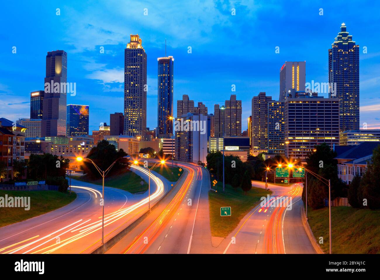 Downtown atlanta skyline hi-res stock photography and images - Alamy