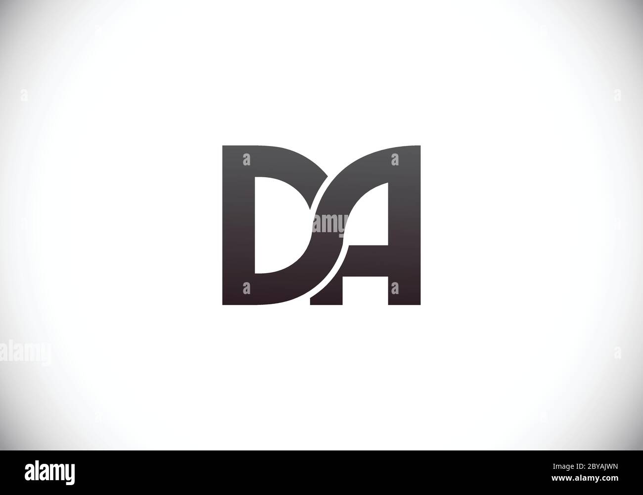Initial Monogram Letter DA Logo Design Vector Template. DA Letter Logo ...