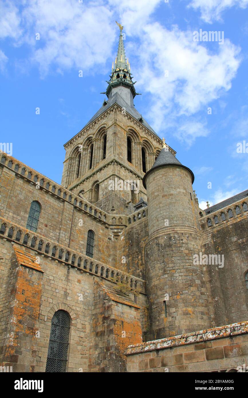 Mont Saint Michel Abbey in Normandy, France Stock Photo - Alamy