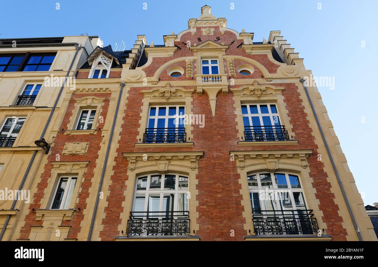 The house in Flemish style seen in Paris, France Stock Photo - Alamy