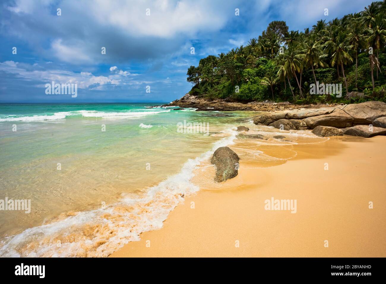 Exotic tropical beach Stock Photo - Alamy