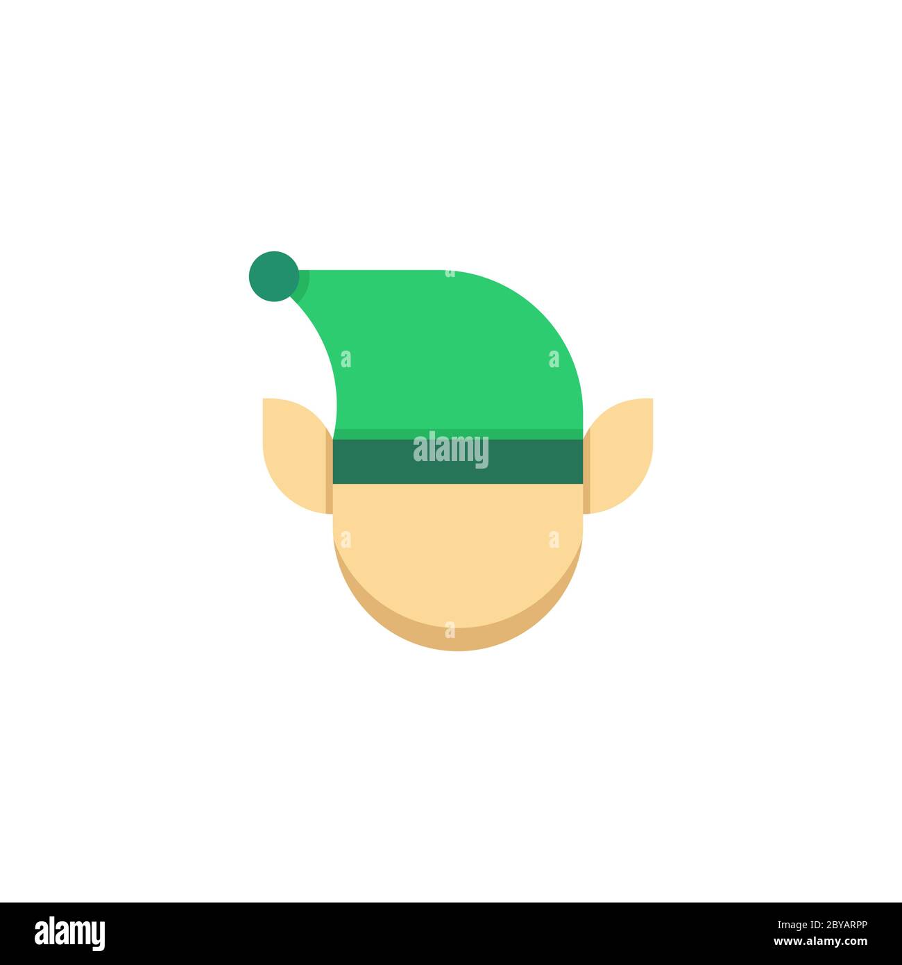 Elf vector icon symbol isolated on white background Stock Vector Image ...