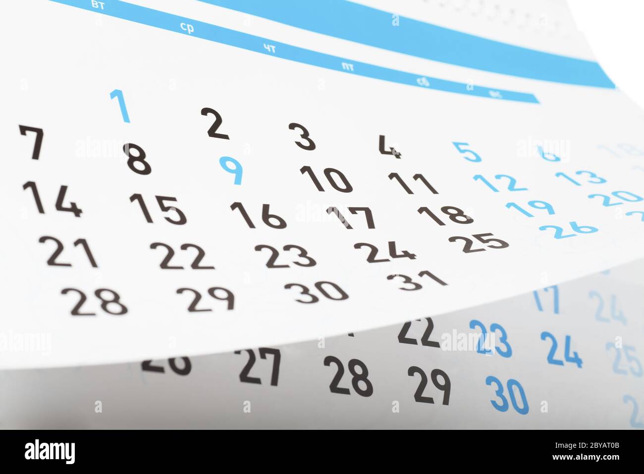Scheduling calendar hi-res stock photography and images - Alamy