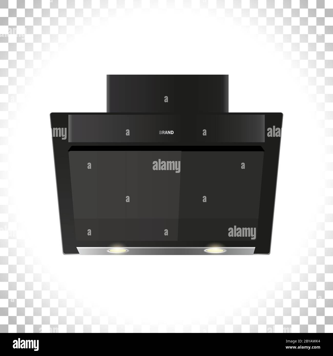 Cooker hood icon isolated on transparent background. Modern design ...