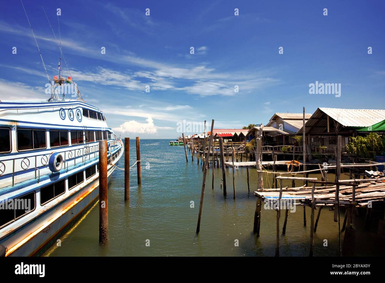 In the Asian port Stock Photo - Alamy