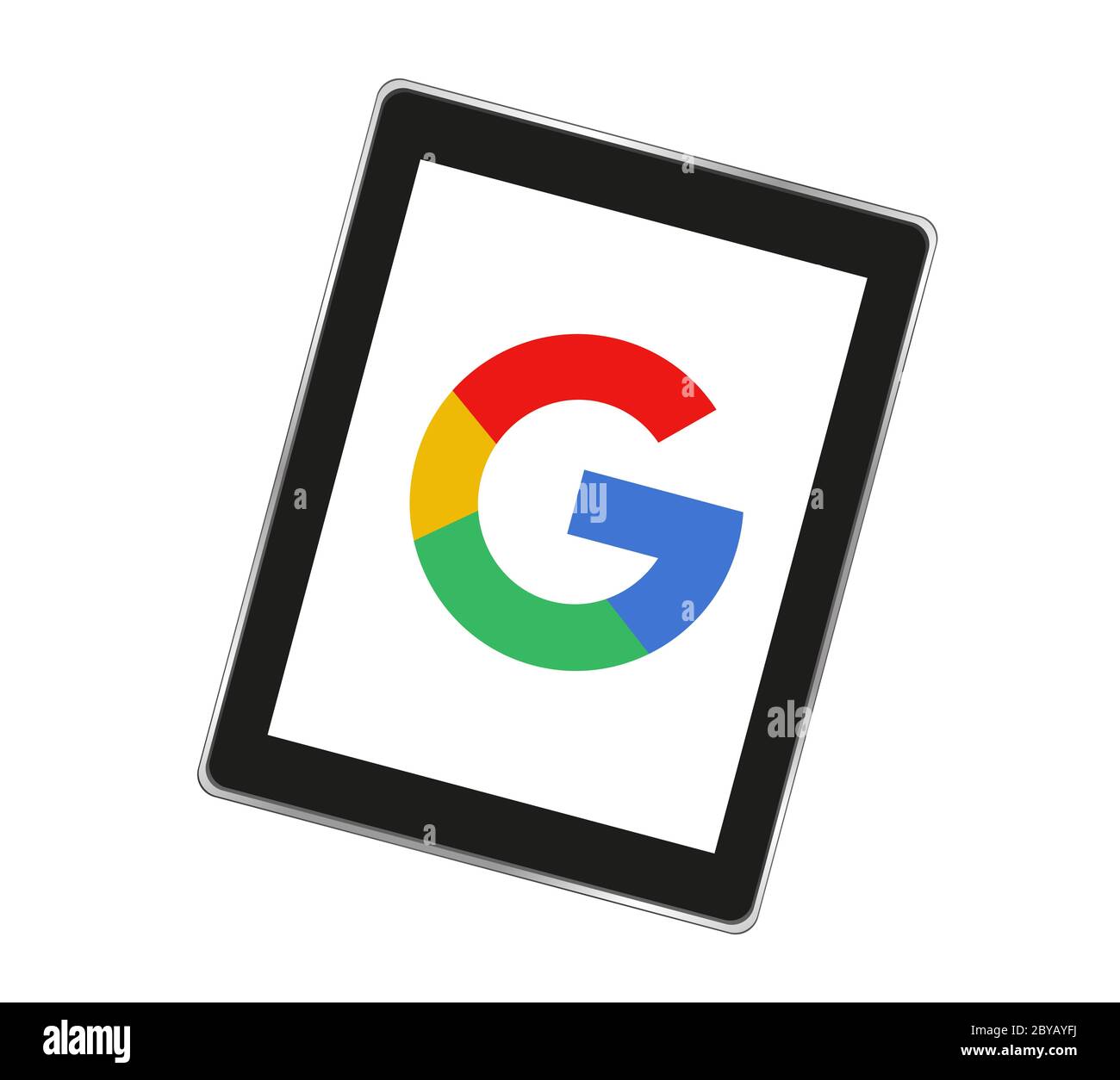 Google logo. Google it is the largest Internet search engine, owned of ...