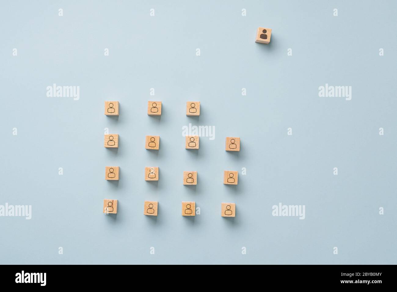 Individuality uniqueness standing out from the crowd hi-res stock ...