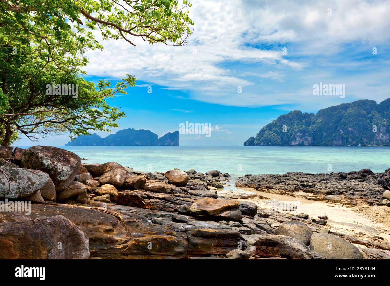 Exotic tropical beach Stock Photo - Alamy
