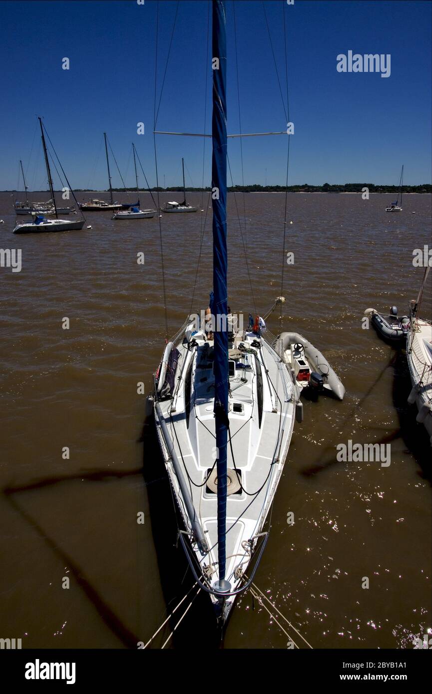 harbor water yacht Stock Photo - Alamy