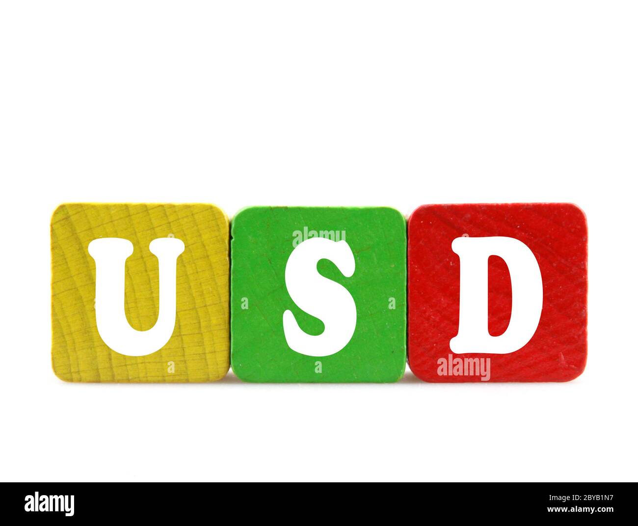 Wood blocks dollar sign hi-res stock photography and images - Alamy