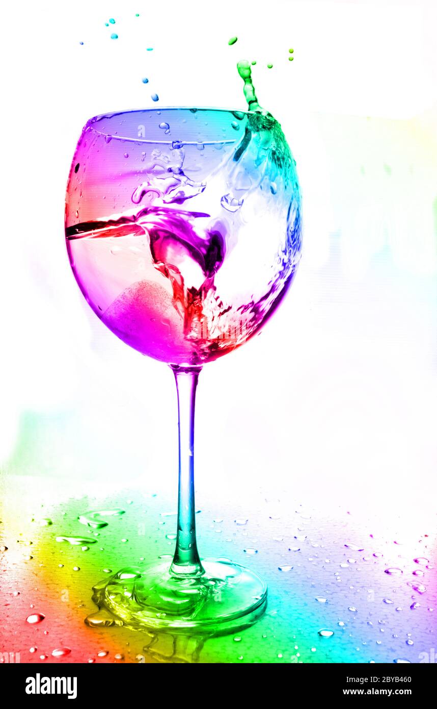 Stack of water glass hi-res stock photography and images - Alamy