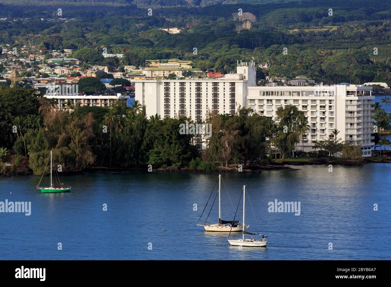 Grand Naniloa Hotel, Hilo City, Hawaii, USA Stock Photo - Alamy