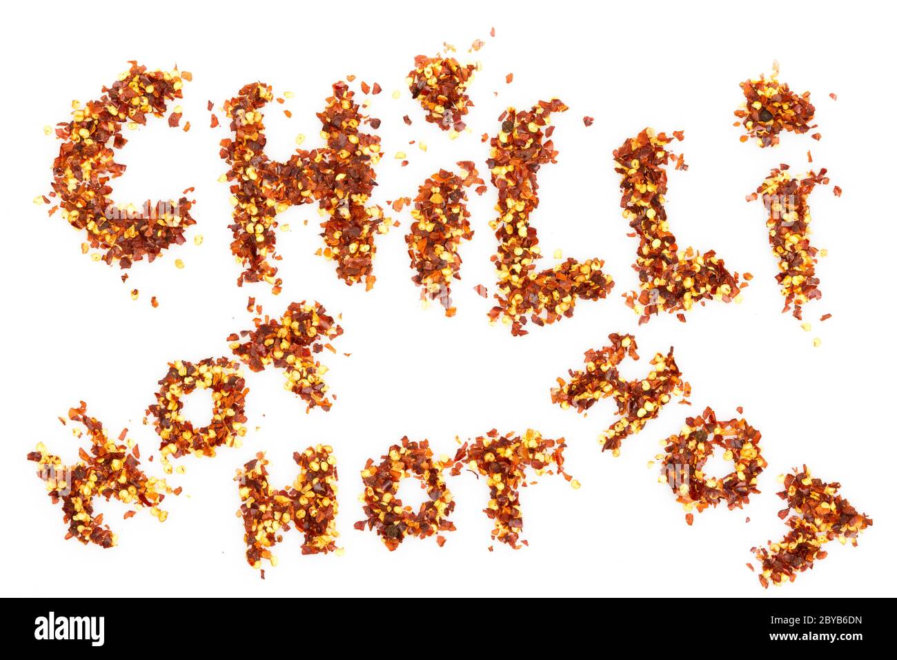 Chilli word Cut Out Stock Images & Pictures - Alamy