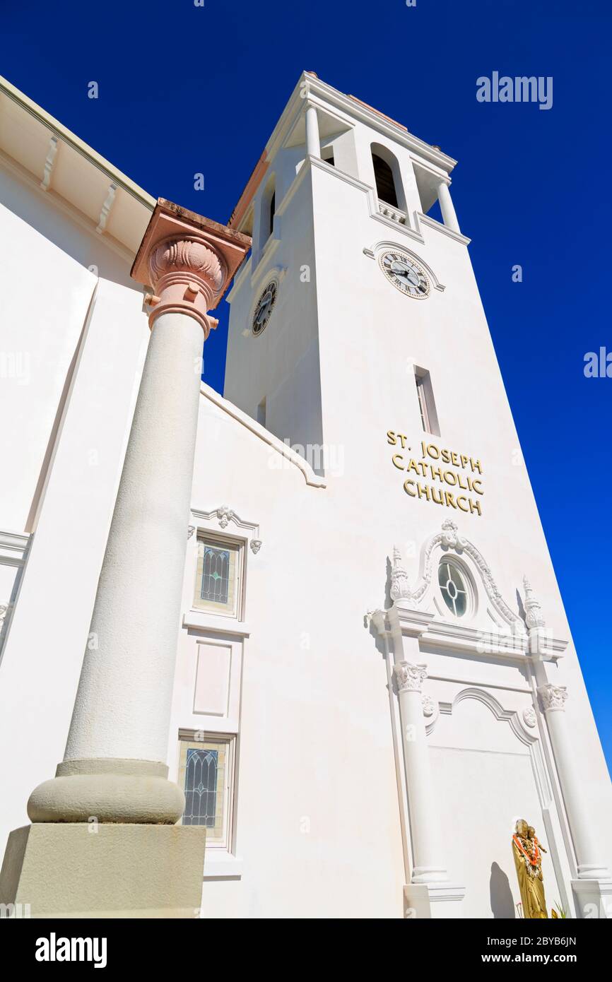 St. Joseph Catholic Church, Hilo City, Hawaii, USA Stock Photo - Alamy