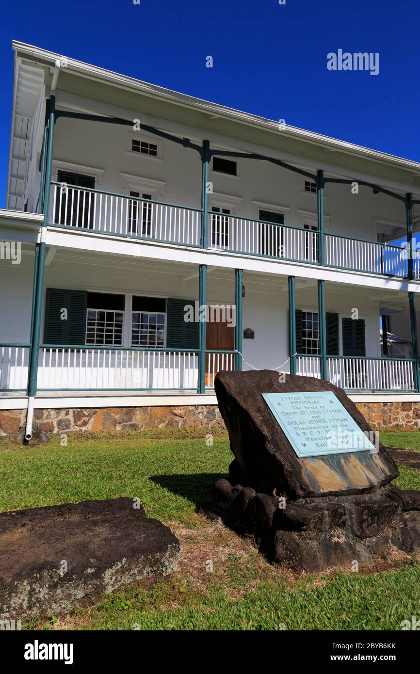 Lyman house museum hi-res stock photography and images - Alamy