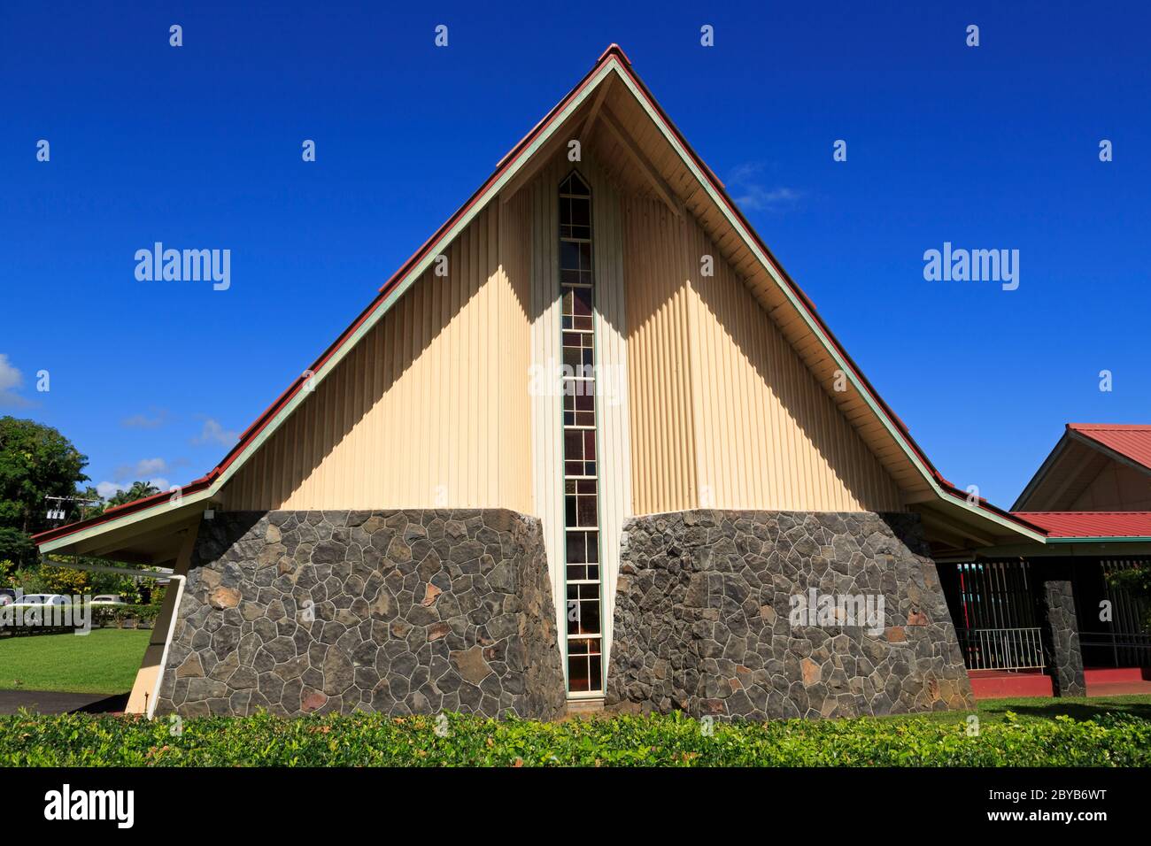 Methodist Church, Hilo City, Hawaii, USA Stock Photo - Alamy