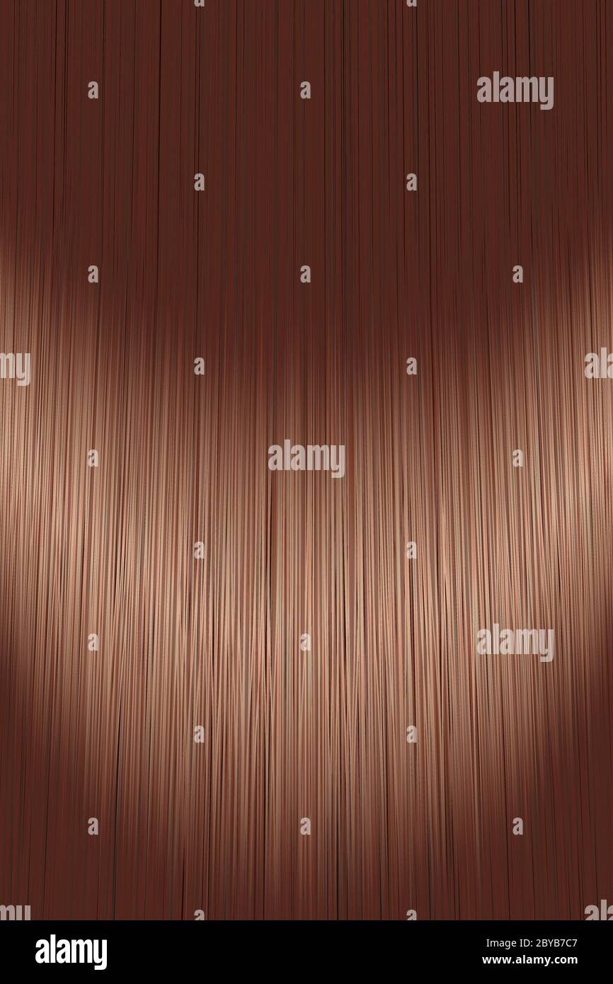 Realistic golden brown brunette hair texture background Stock Vector ...