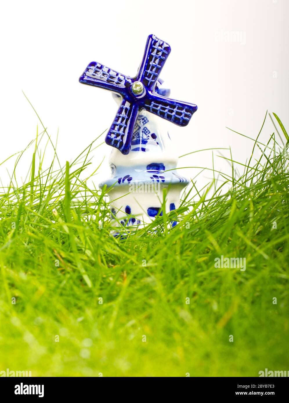Dutch mini porcelain windmill Stock Photo - Alamy