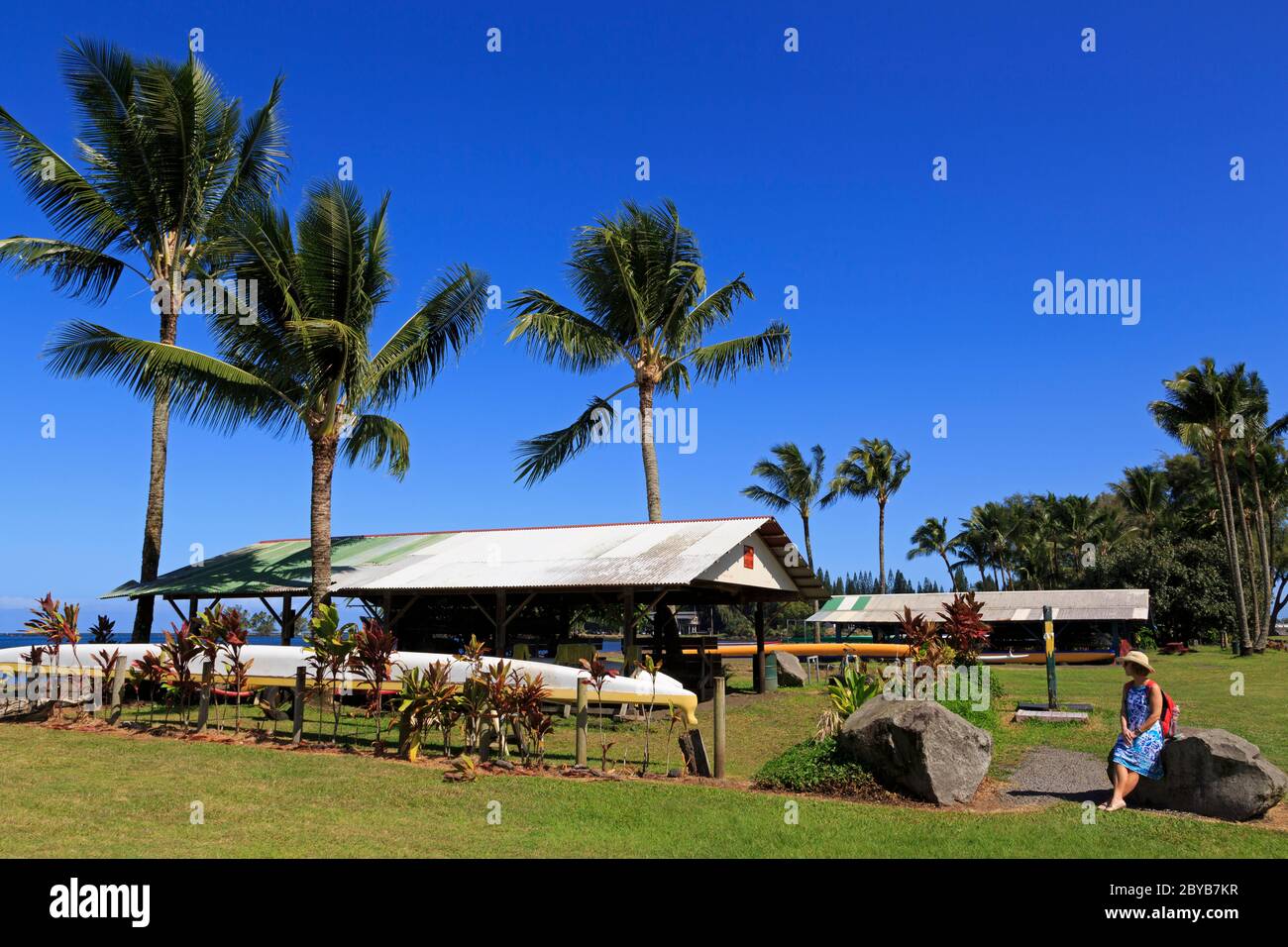Wailoa State Park, Hilo City, Hawaii, USA Stock Photo - Alamy