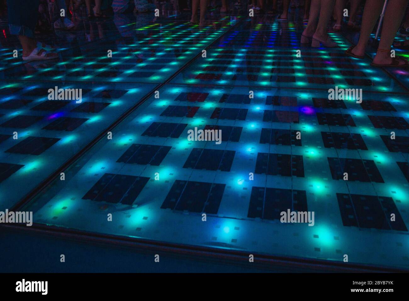 Monument To The Sun in Zadar, Croatia. People exploring the Greeting To ...