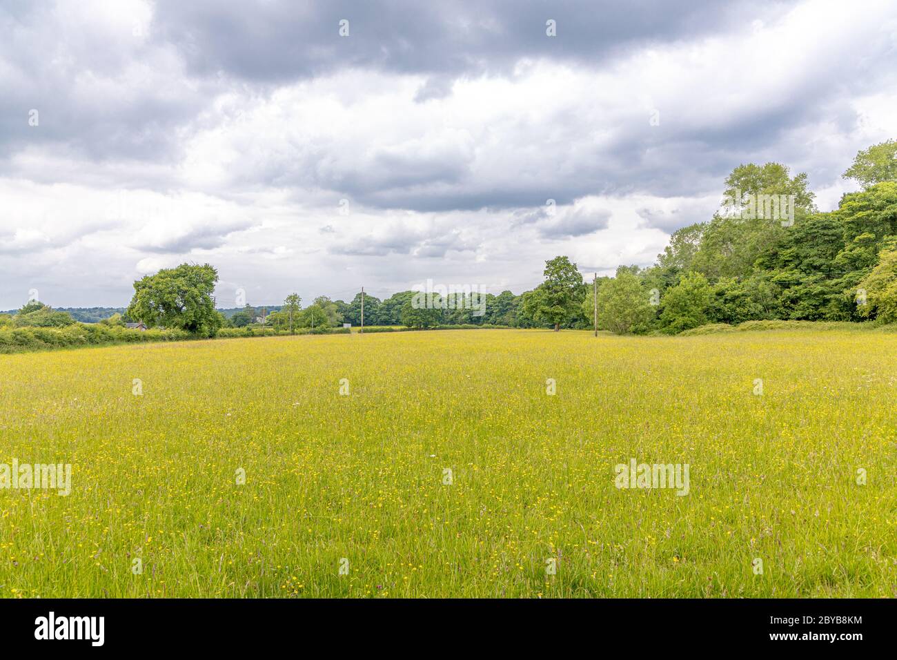 St Thomas's Church at Butterton in Staffordshire a typical English ...