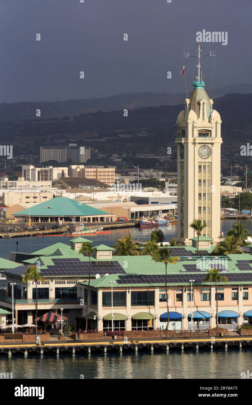 Aloha tower hi-res stock photography and images - Alamy