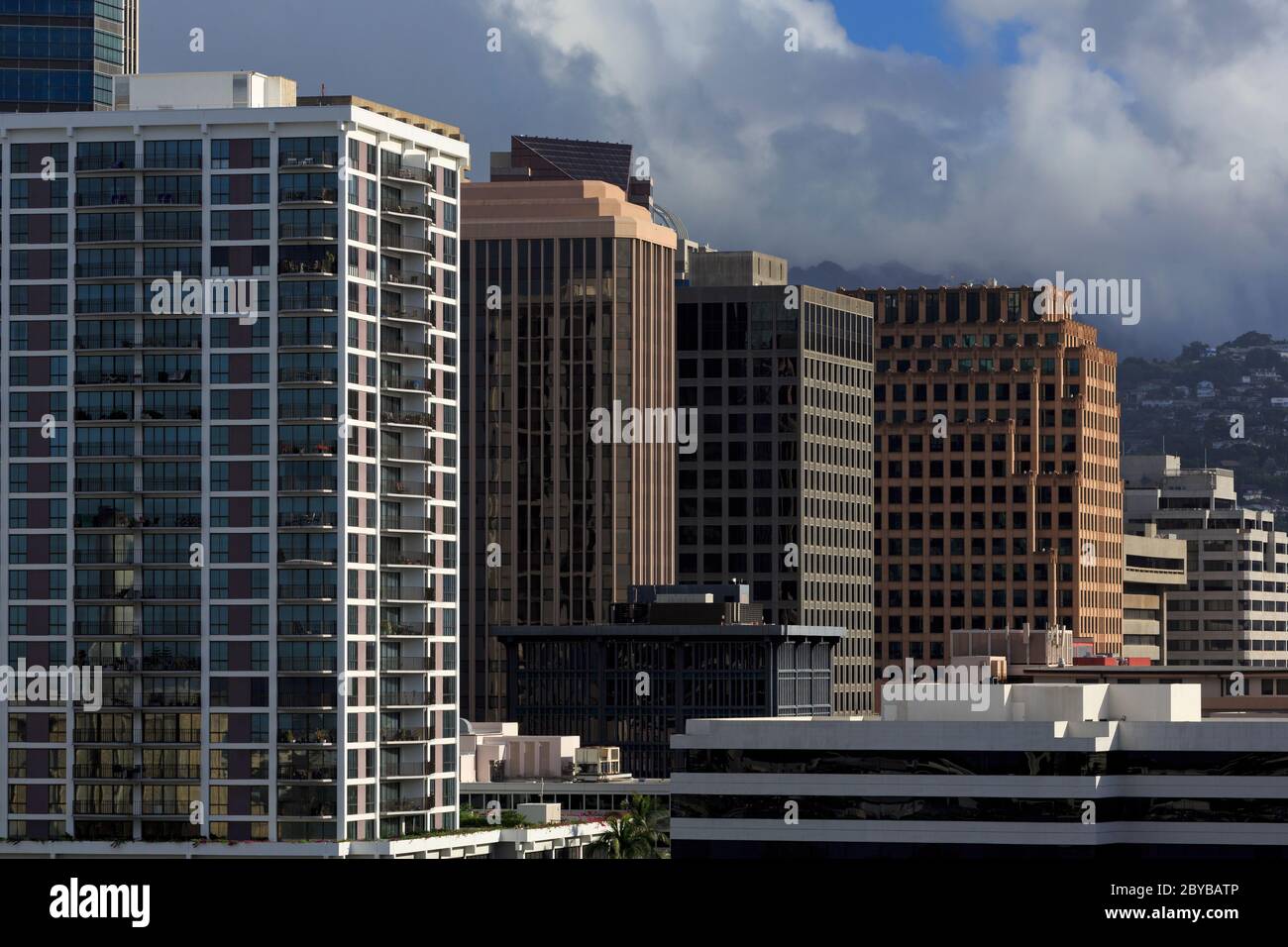 Honolulu skyline, Oahu Island, Hawaii, USA Stock Photo - Alamy