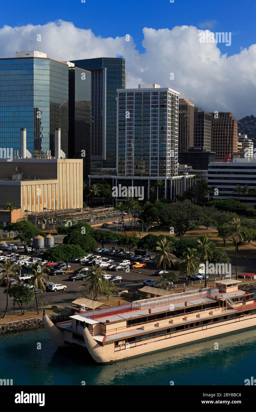 Honolulu skyline, Oahu Island, Hawaii, USA Stock Photo - Alamy