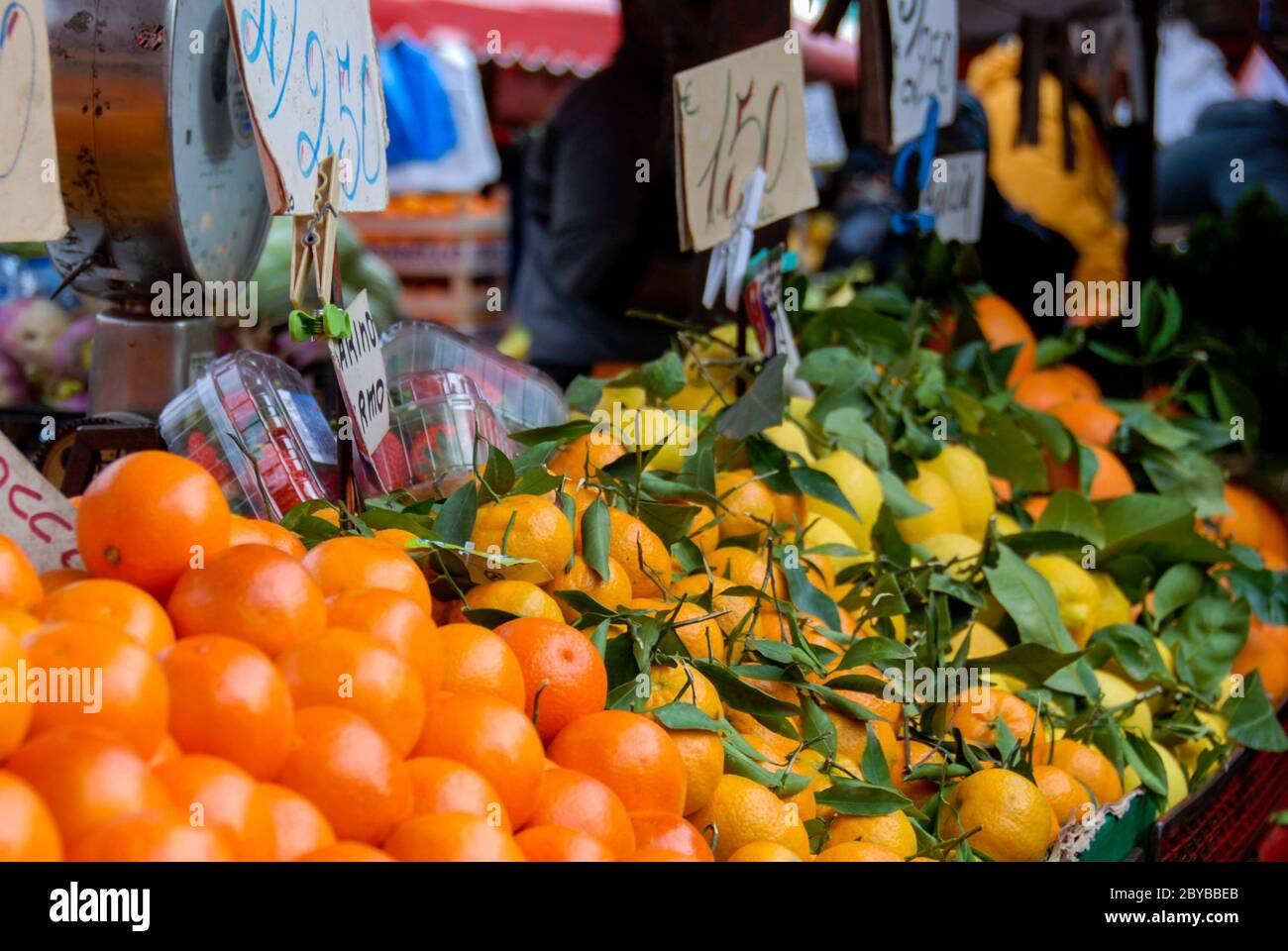 Oranges for sale at the market Stock Photo - Alamy
