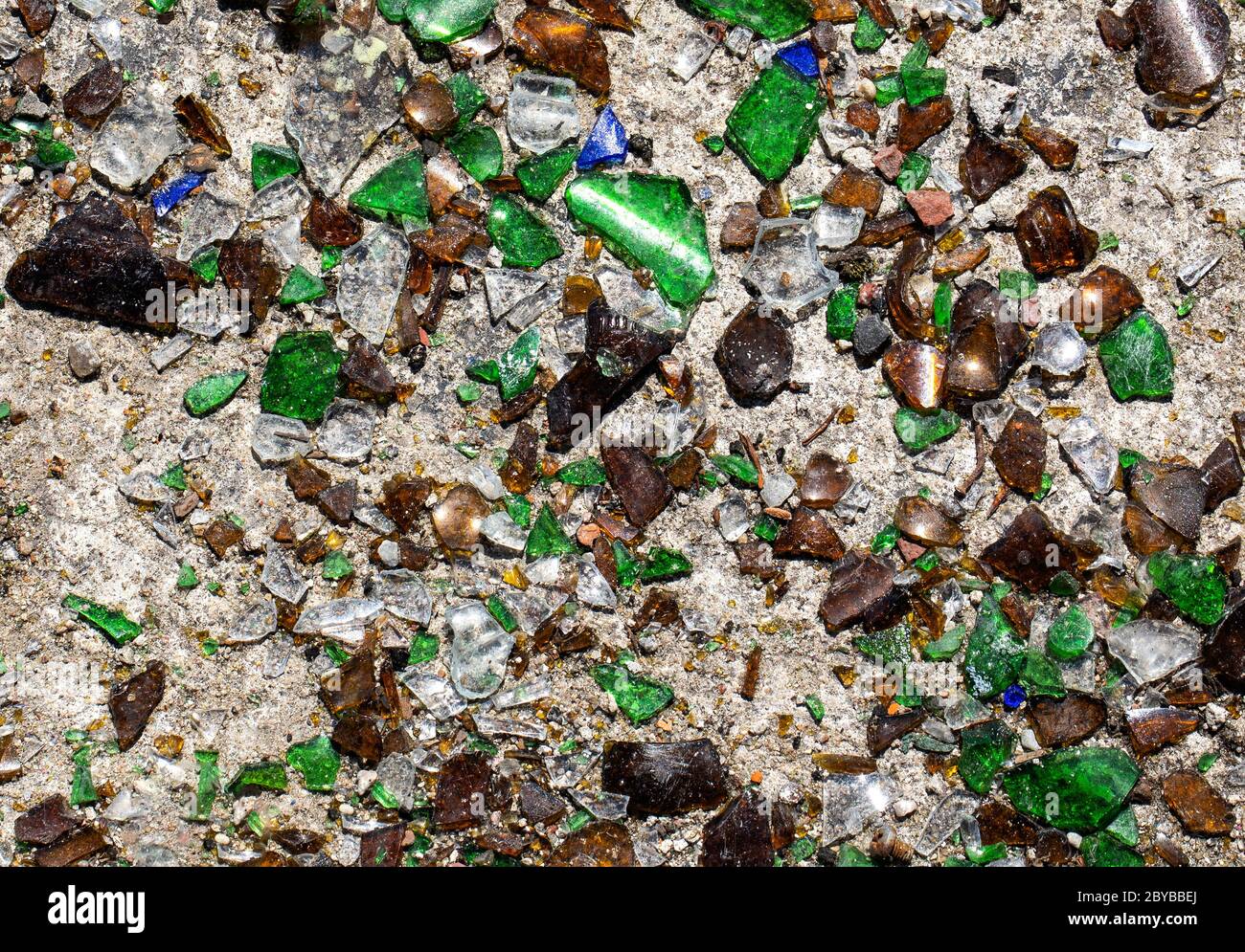 Many pieces broken shattered glass hi-res stock photography and images ...