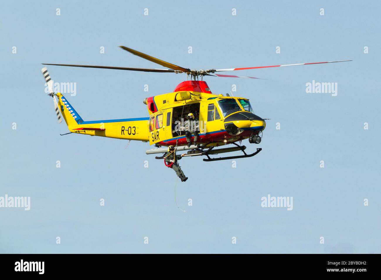 Agusta AB-412 SP Helicopter Stock Photo - Alamy