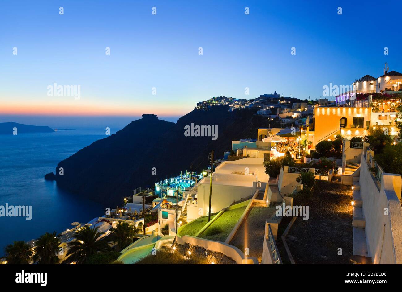 Greece pool lights hi-res stock photography and images - Alamy