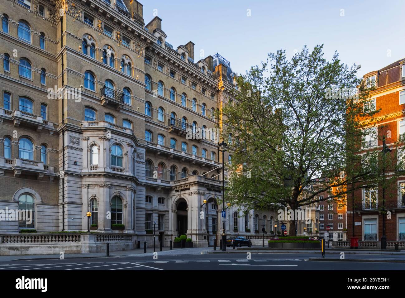 England, London, Marylebone, Portland Place, The Langham Hotel Stock ...