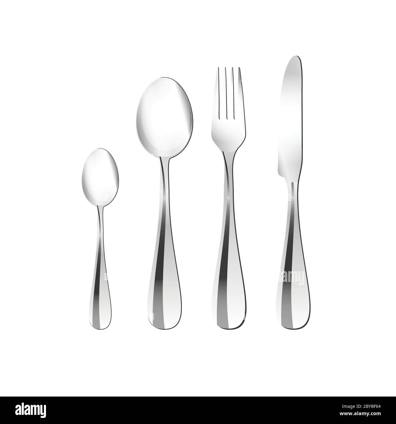 Restaurant silver service table Stock Vector Images - Alamy