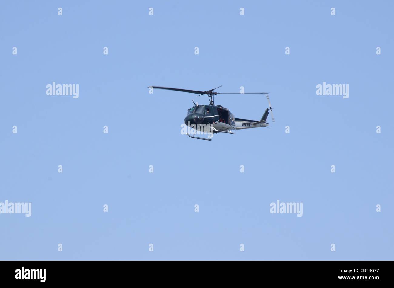 CHOPPER: A police helicopter does fly overs near the beach in Seattle ...