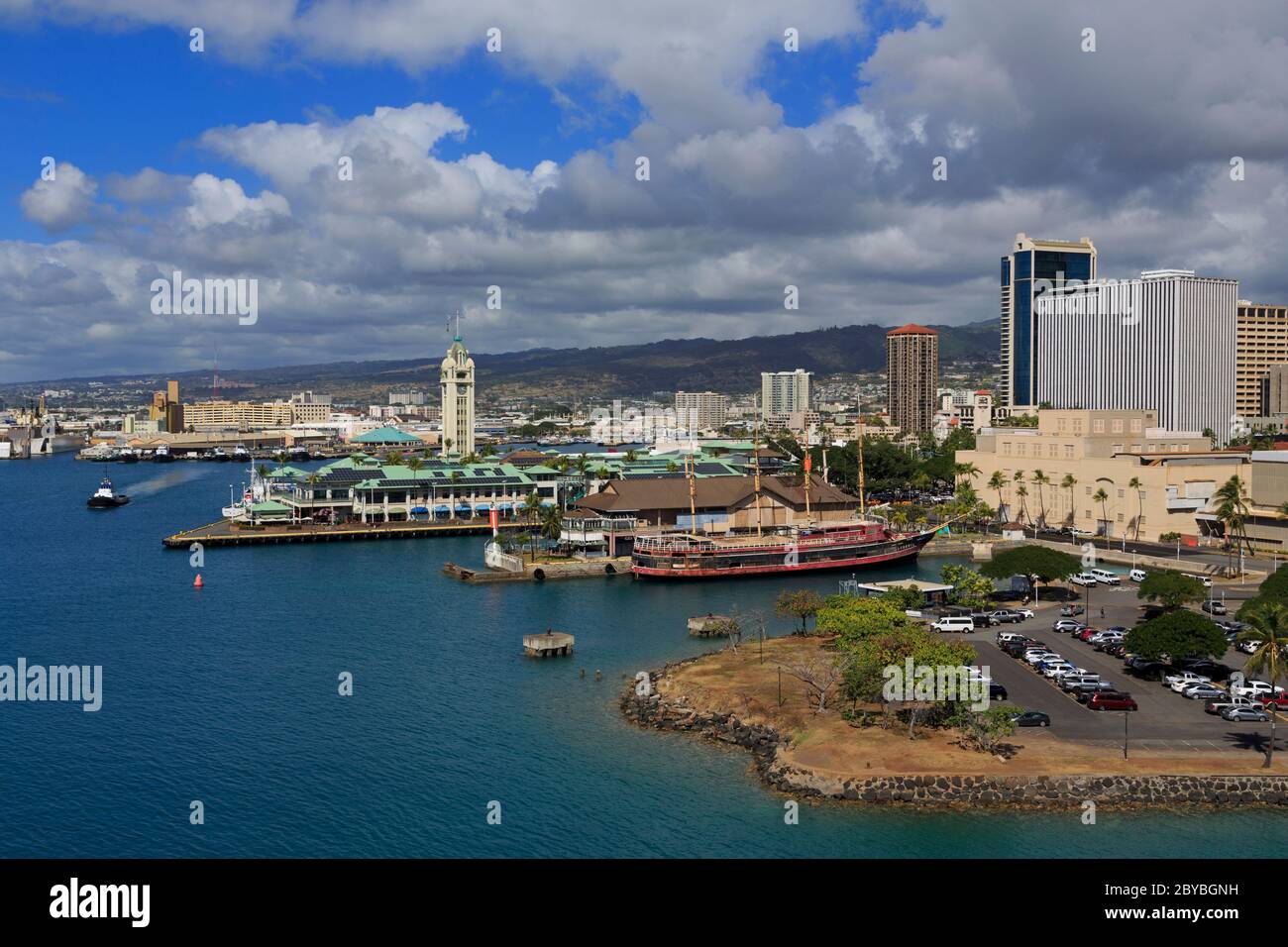 Honolulu skyline, Oahu Island, Hawaii, USA Stock Photo - Alamy
