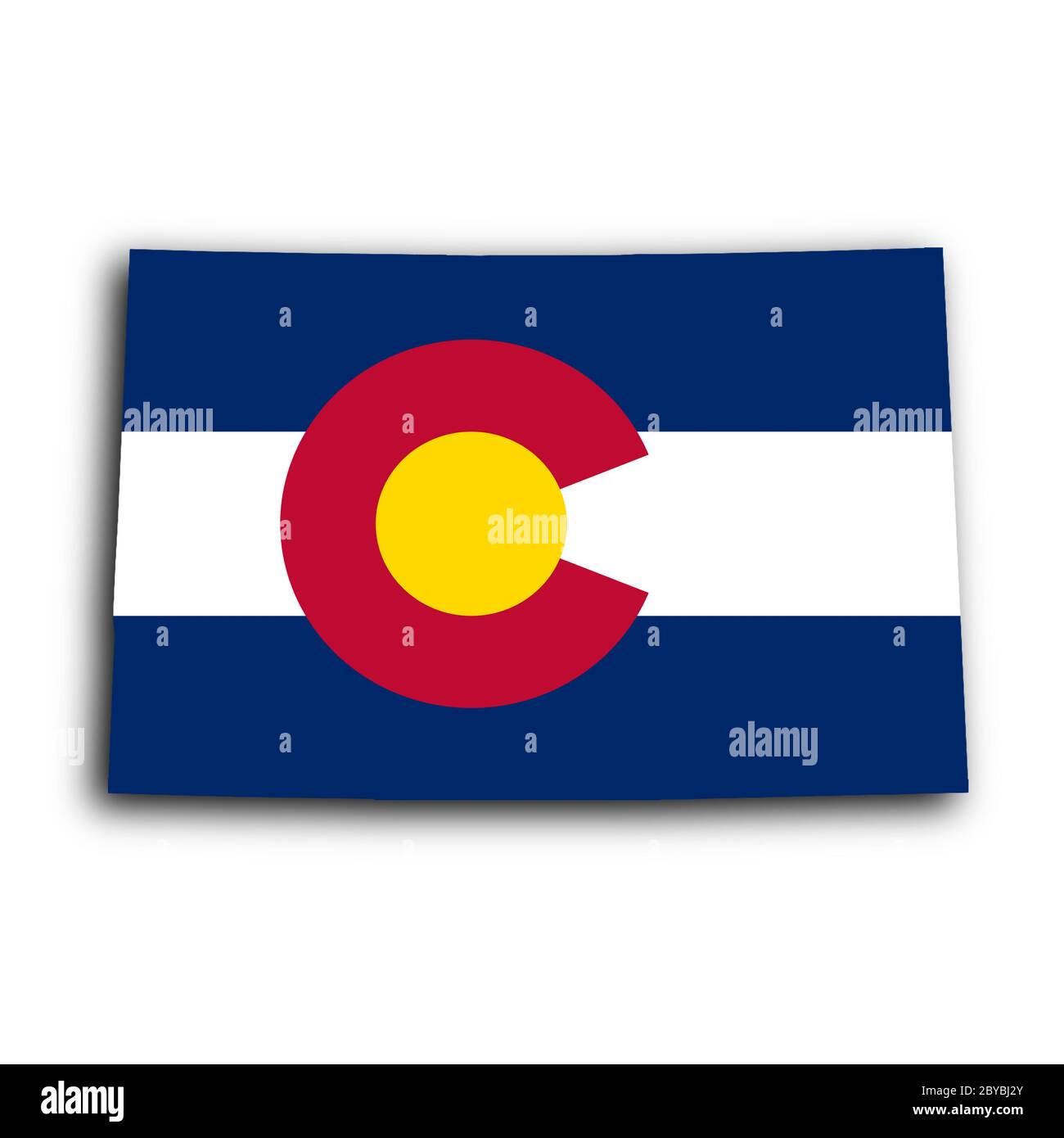 Map of Colorado Stock Photo - Alamy