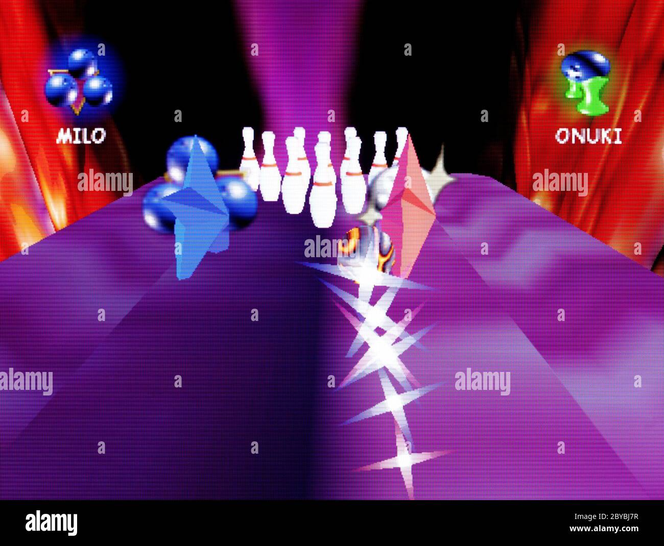 Milo's Astro Lanes - Nintendo 64 Videogame - Editorial use only Stock ...