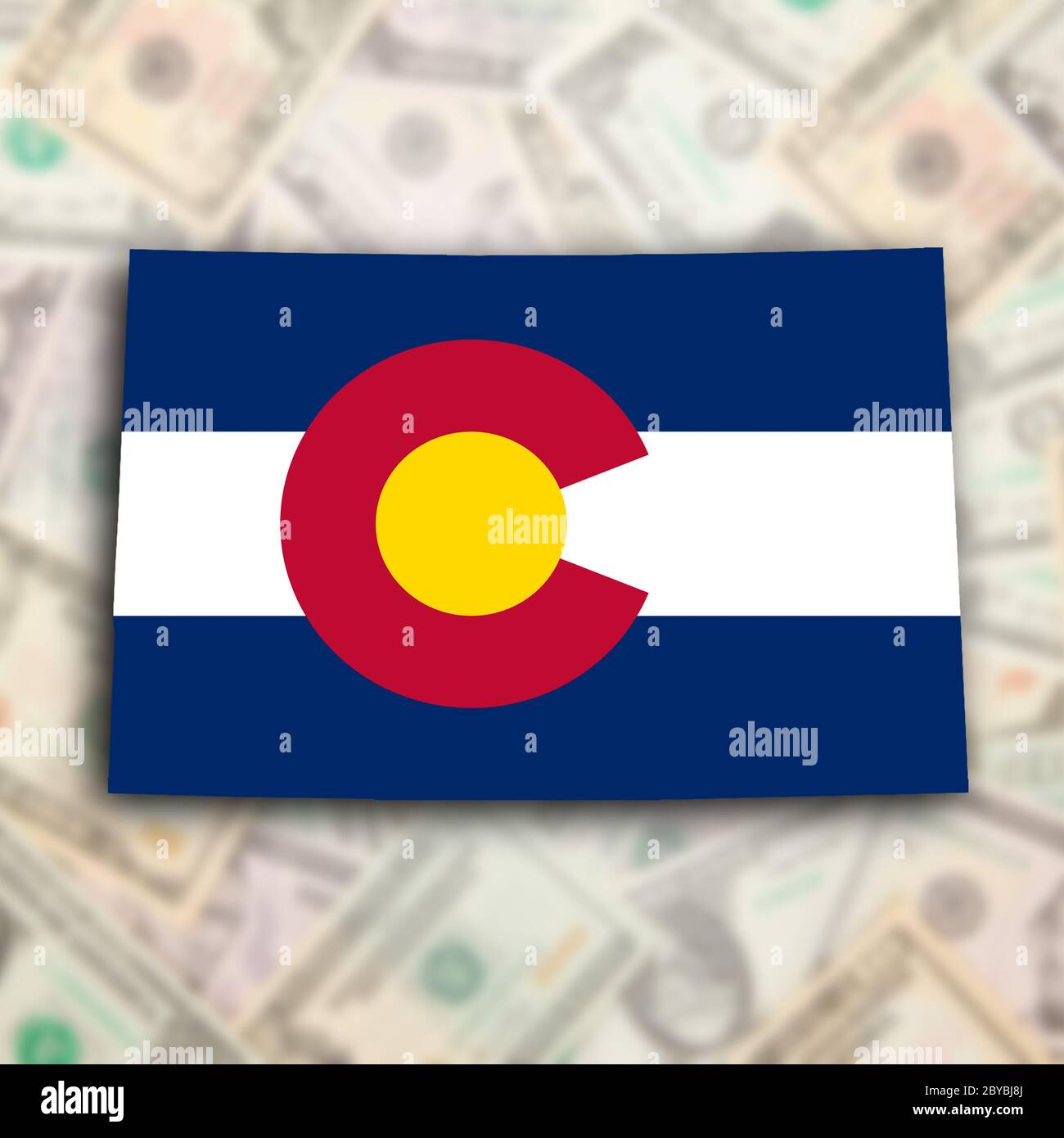 Colorado map outline hi-res stock photography and images - Alamy