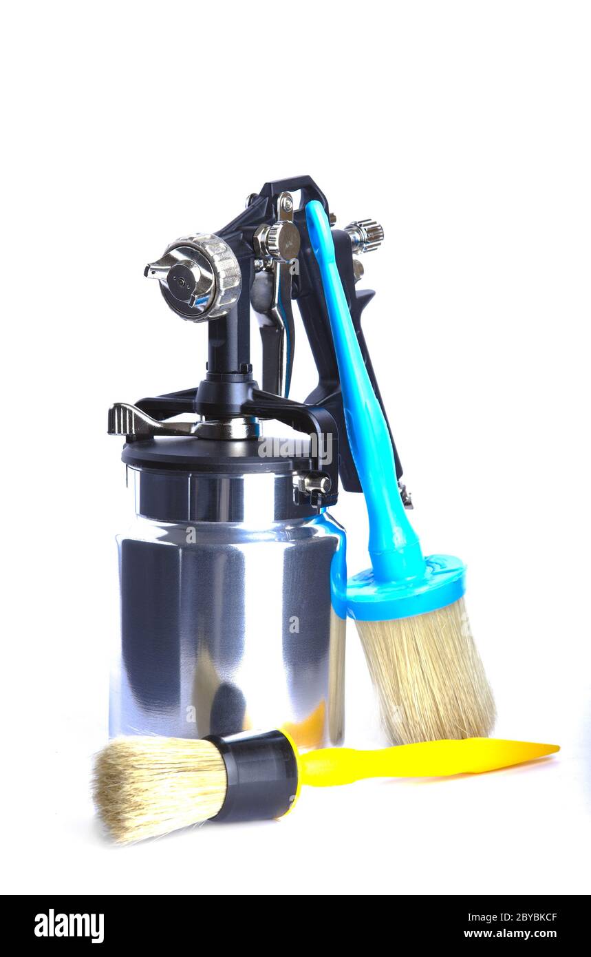 gun And brush Stock Photo - Alamy