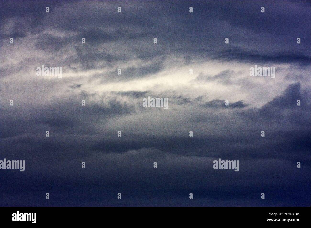 cloudy sky and rain in bahamas Stock Photo - Alamy