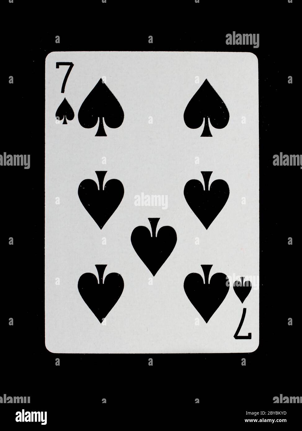 Playing card (seven Stock Photo - Alamy