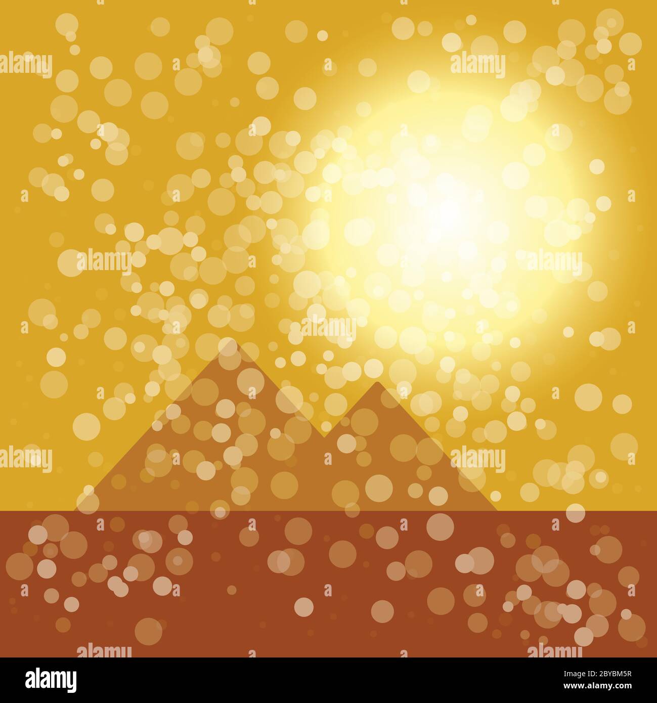 background with pyramid illustration i colorful Stock Vector Image ...