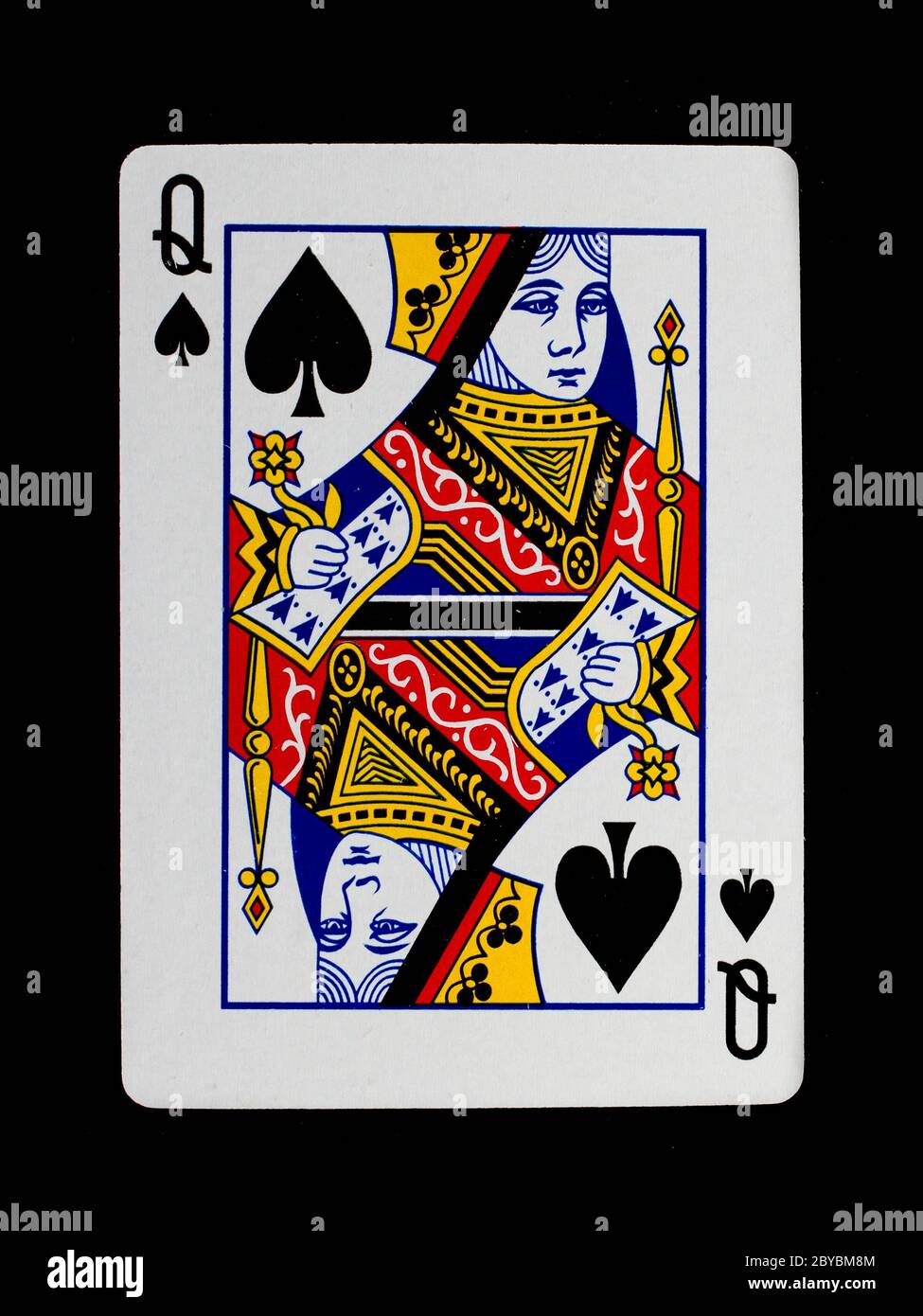 Playing card (queen Stock Photo - Alamy