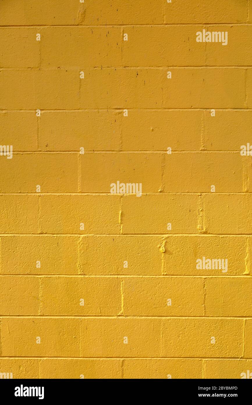 Yellow brick wall, by James D Coppinger/Dembinsky Photo Assoc Stock ...